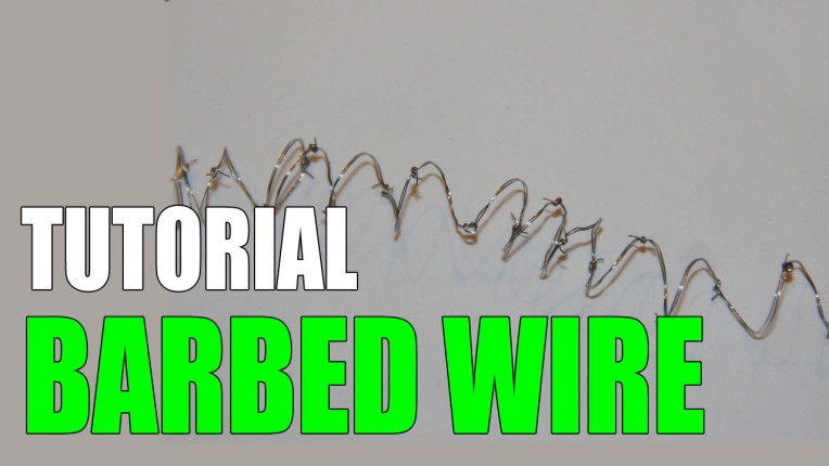 Awesome DIY Barbed Wire Tutorial for Miniature Wargamers