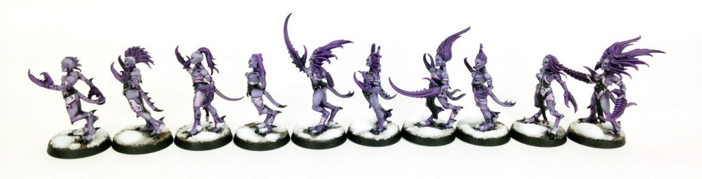 Daemonettes of Slaanesh Painting Showcase (Chaos Daemons)