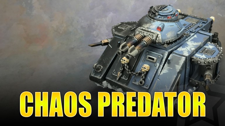 Chaos Predator Painting Showcase for Chaos Space Marines