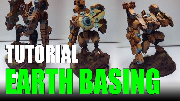 How to Create Simple Earth Basing for Miniatures (Tutorial)